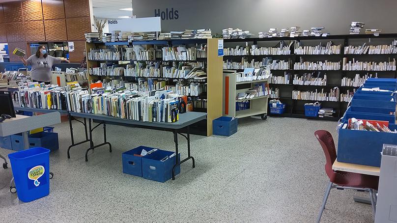 A behind the scenes look at the Winnipeg Public Library’s holds pick-up ...