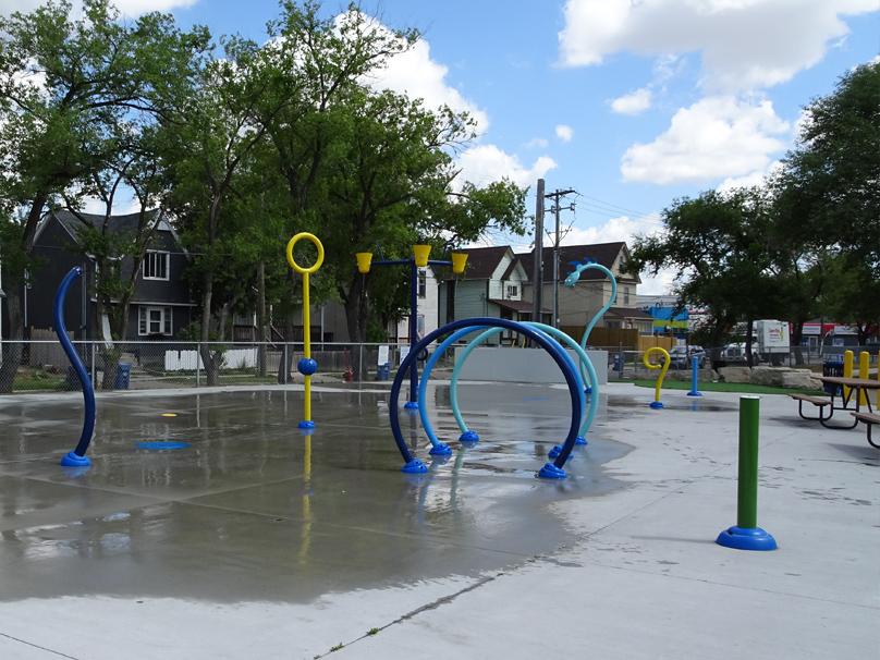 Freight House Spray Pad | City of Winnipeg