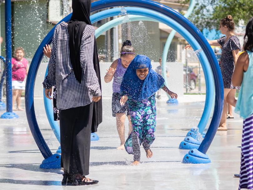 Freight House Spray Pad | City of Winnipeg